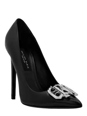 Philipp Plein Philipp Plein 120mm Gothic Pumps ""02 Black""